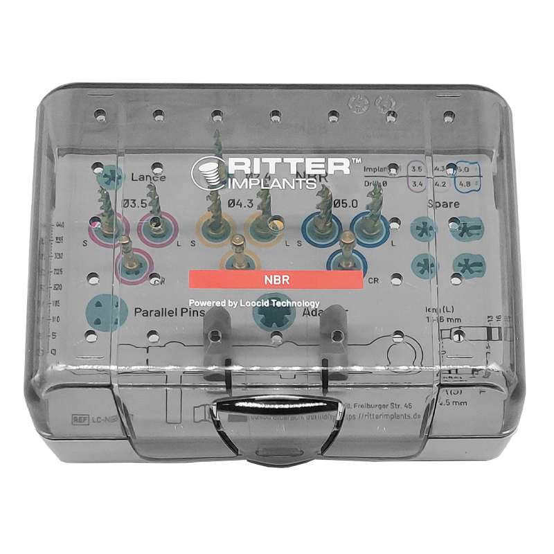 Ritter NBR Conical Step Drills Surgical Kit (NobelReplace® Compatible ...