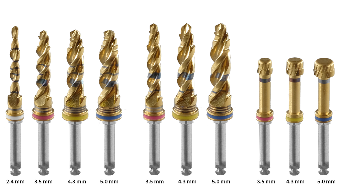Ritter NBR Conical Step Drills Surgical Kit (NobelReplace® Compatible ...